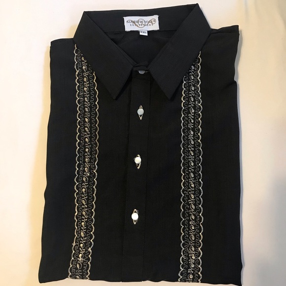 Majestic Vouge Collections | Shirts | Black Long Sleeves Hugo Mens ...